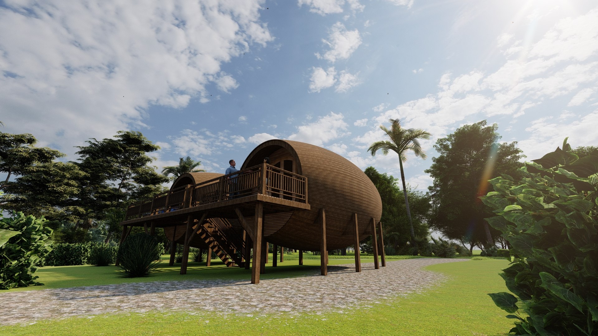 3D Model Pods Glamping - TurboSquid 1494076