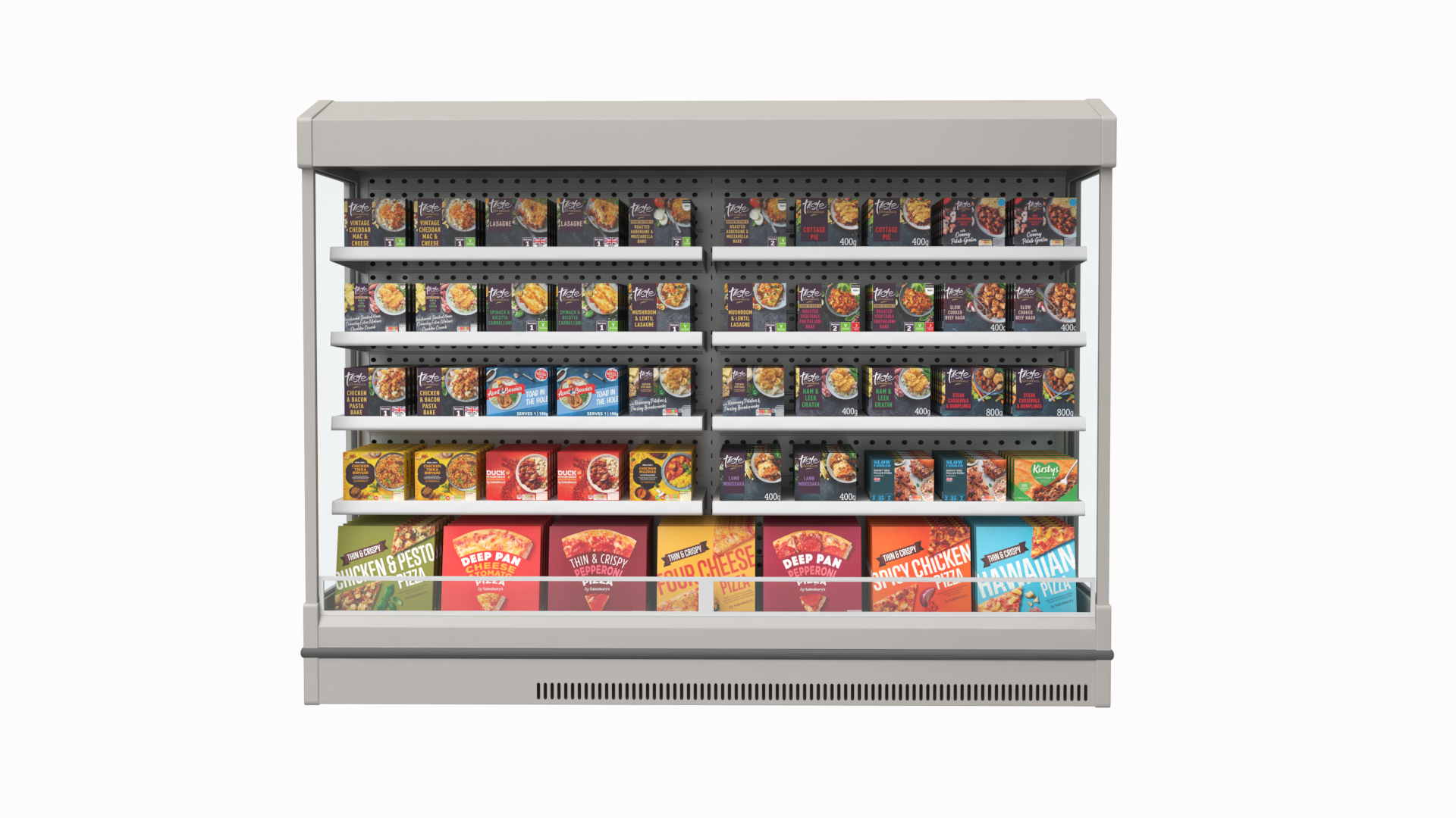 3D Model Supermarket Ready Meals Display - TurboSquid 2032519