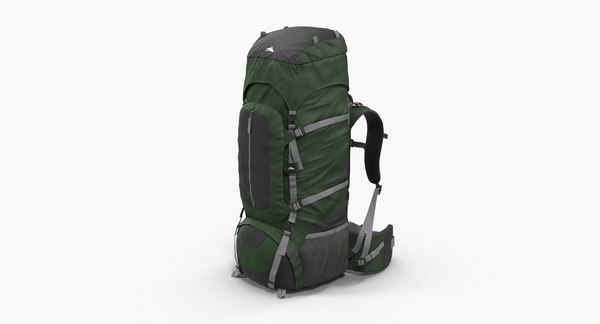 3d large camping backpack green
