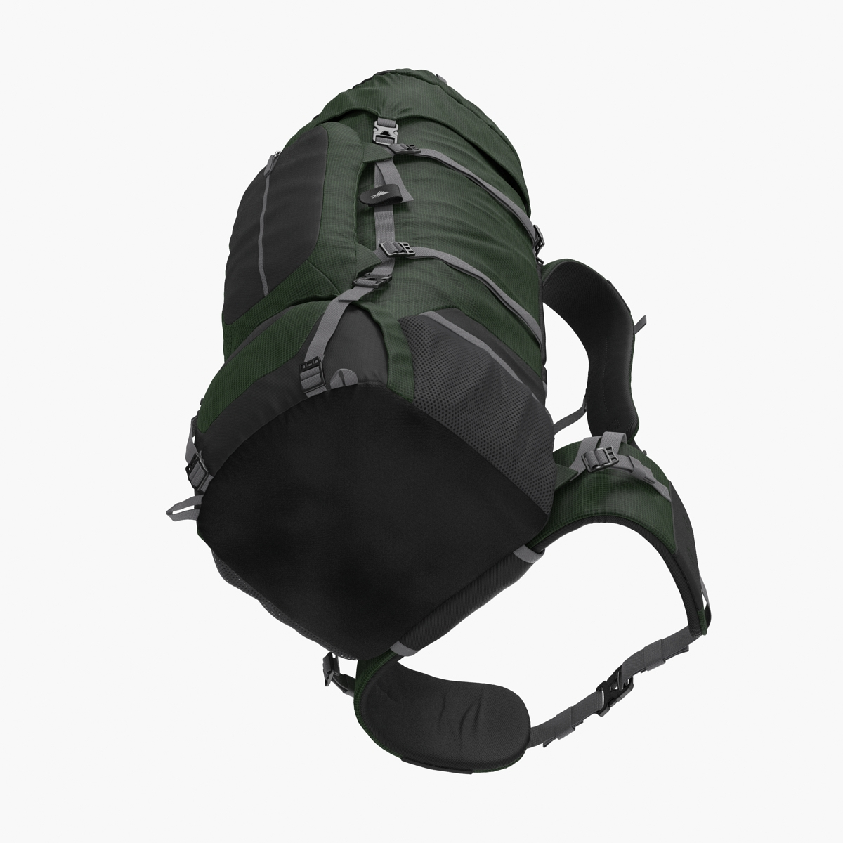 3d large camping backpack green