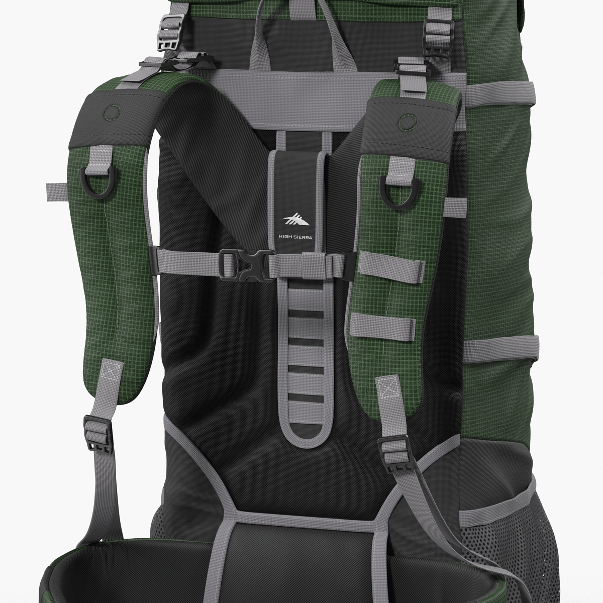3d large camping backpack green