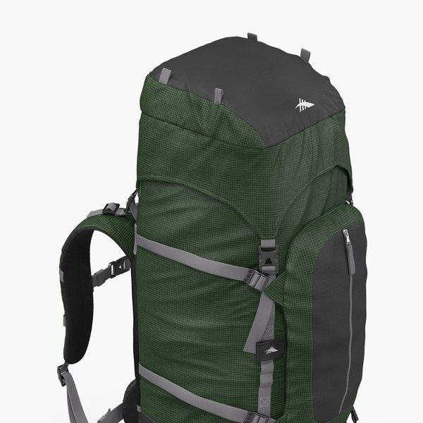 3d large camping backpack green