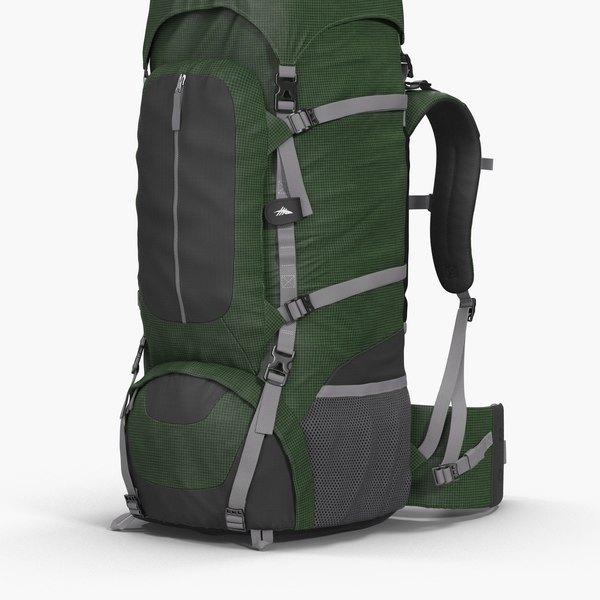 3d large camping backpack green