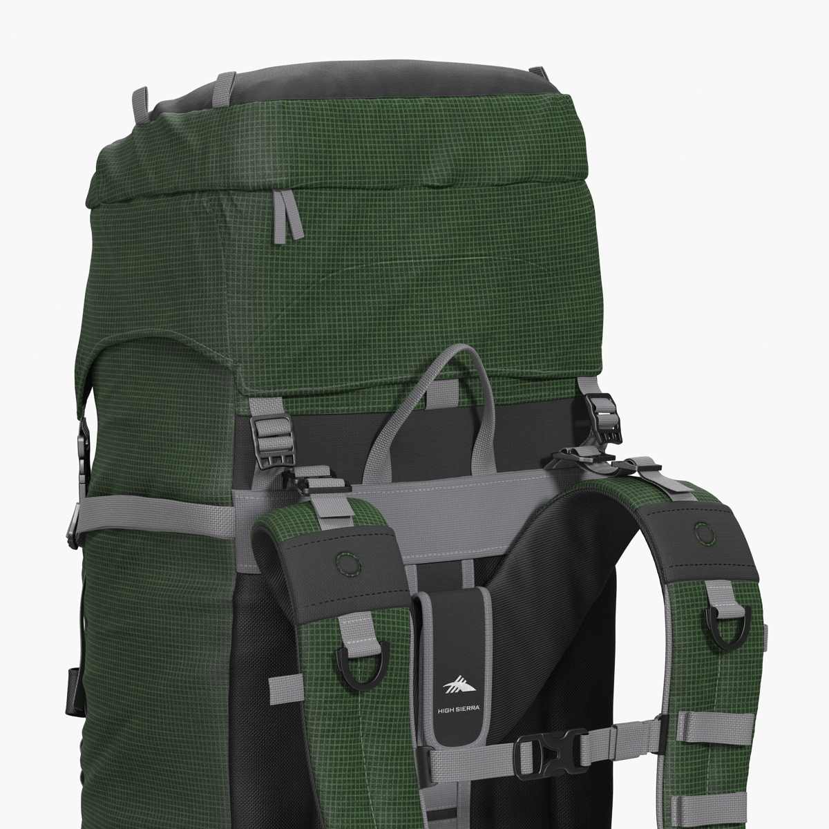3d large camping backpack green