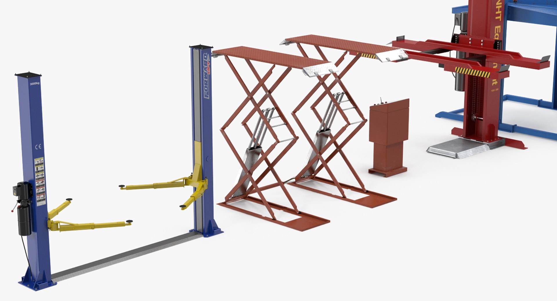 Car Lifts 2 3d Max