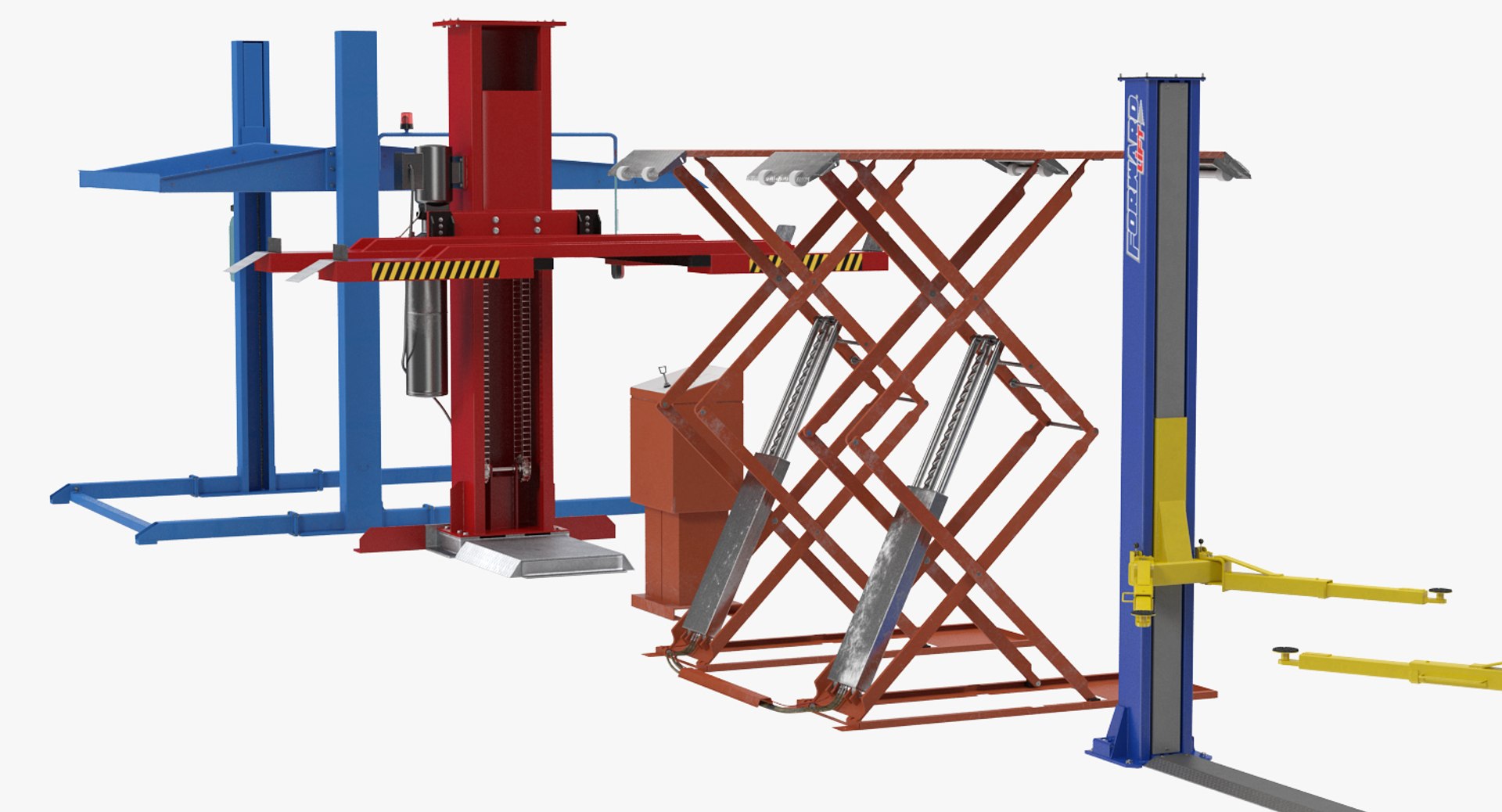 Car Lifts 2 3d Max