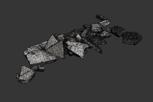 Concrete Debris 3D model - TurboSquid 1812135