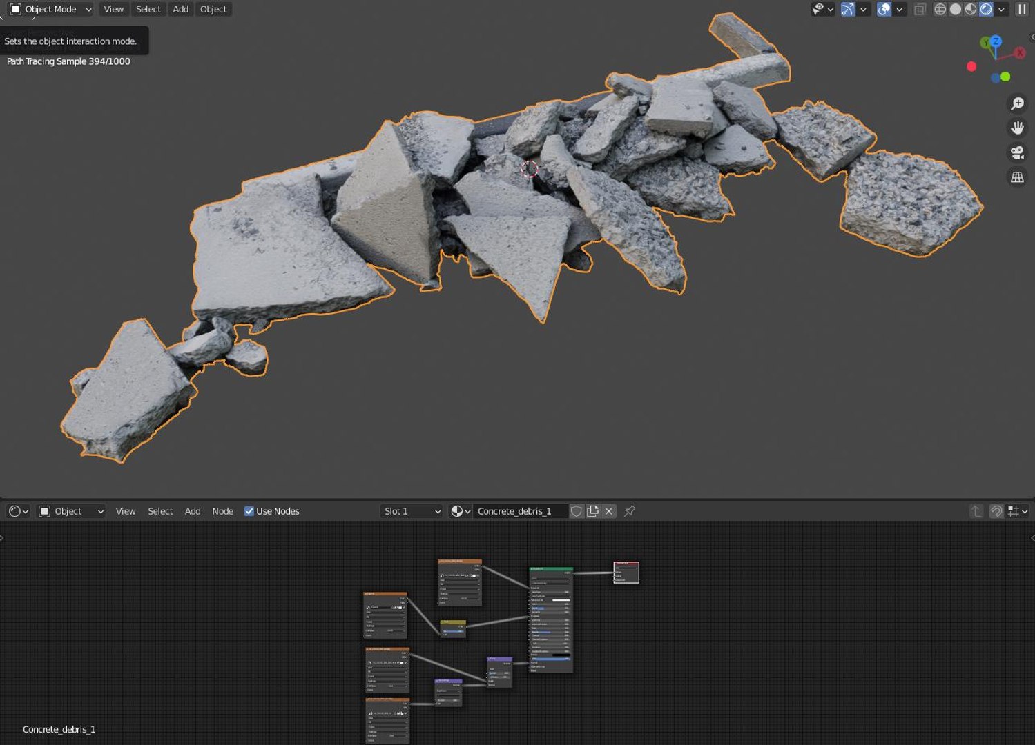 Concrete Debris 3D Model - TurboSquid 1812135