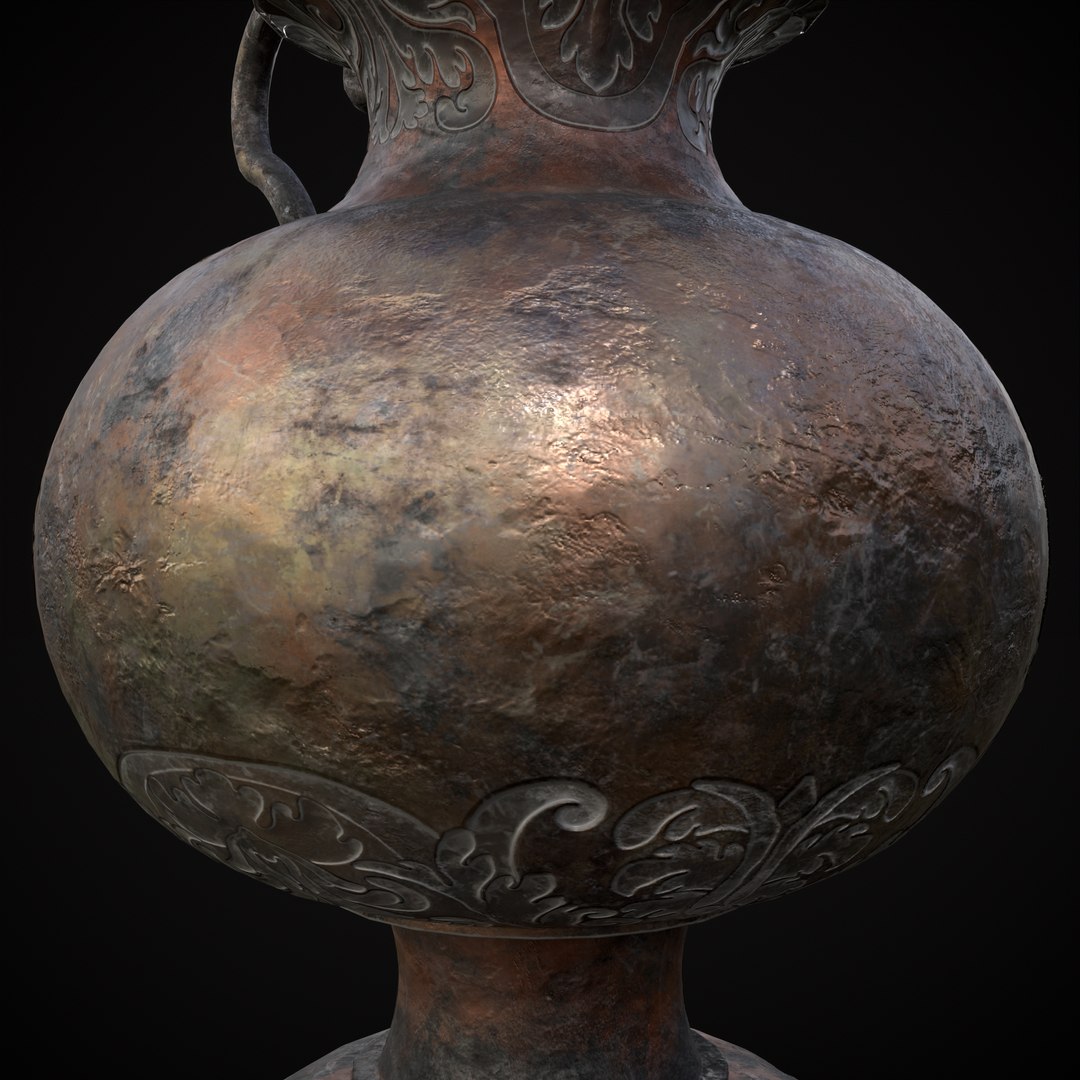 3D Medieval Pewter Pitcher - TurboSquid 2079434
