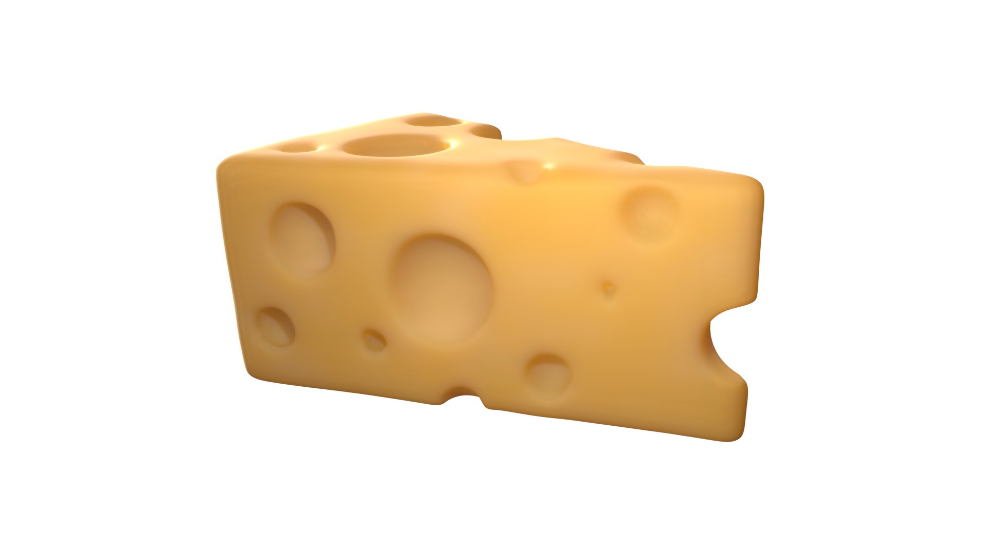 3D Cheese - TurboSquid 1737230