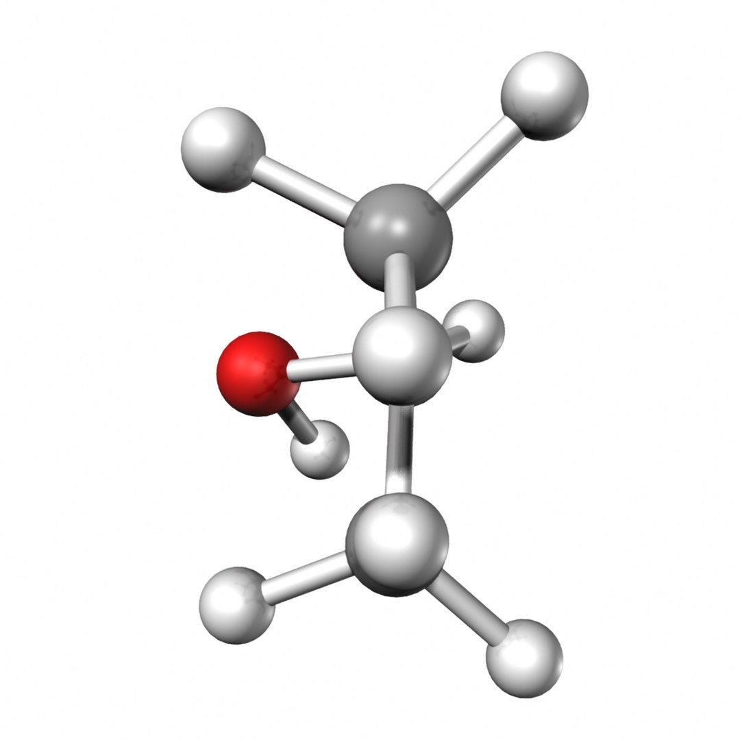 c3h8o 3d model