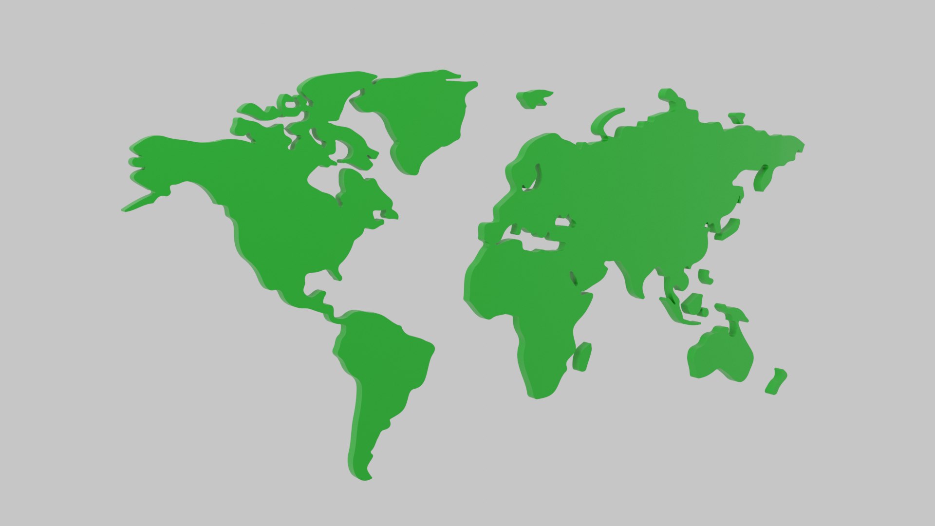 World Map Icon 3D Model - TurboSquid 2068942