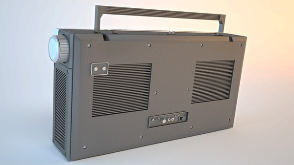 boombox boom box 3d model