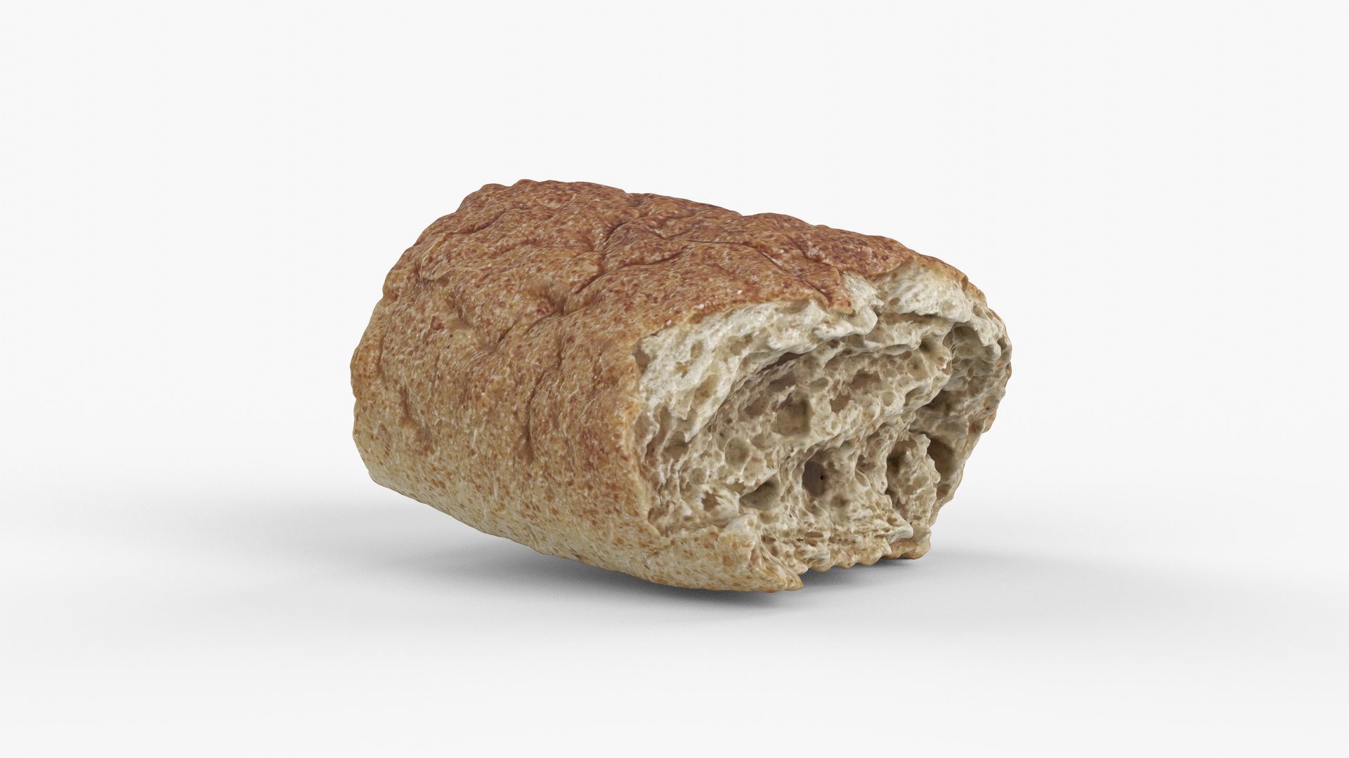 Photorealistic 3D Scan Of Half A Bread 3D Model - TurboSquid 2348339
