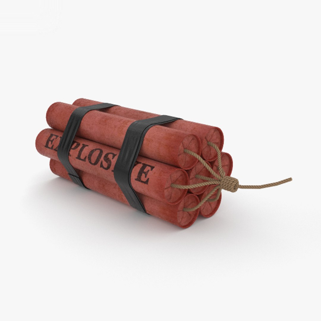 3D dynamite explosive bomb - TurboSquid 1482649
