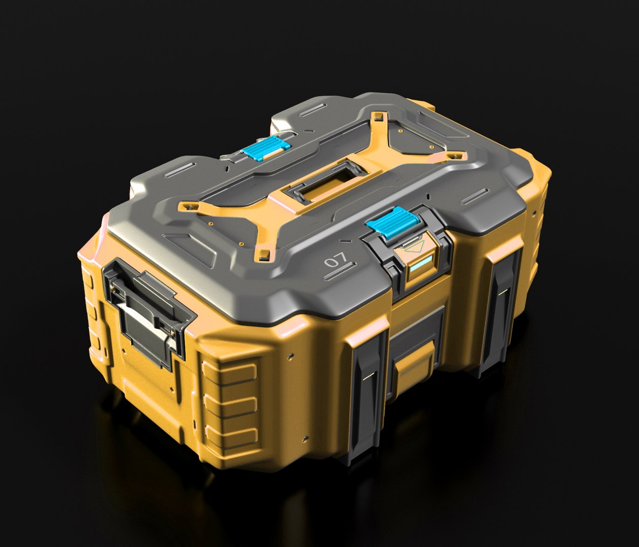 Box Sci Fi 3D Model - TurboSquid 1677020