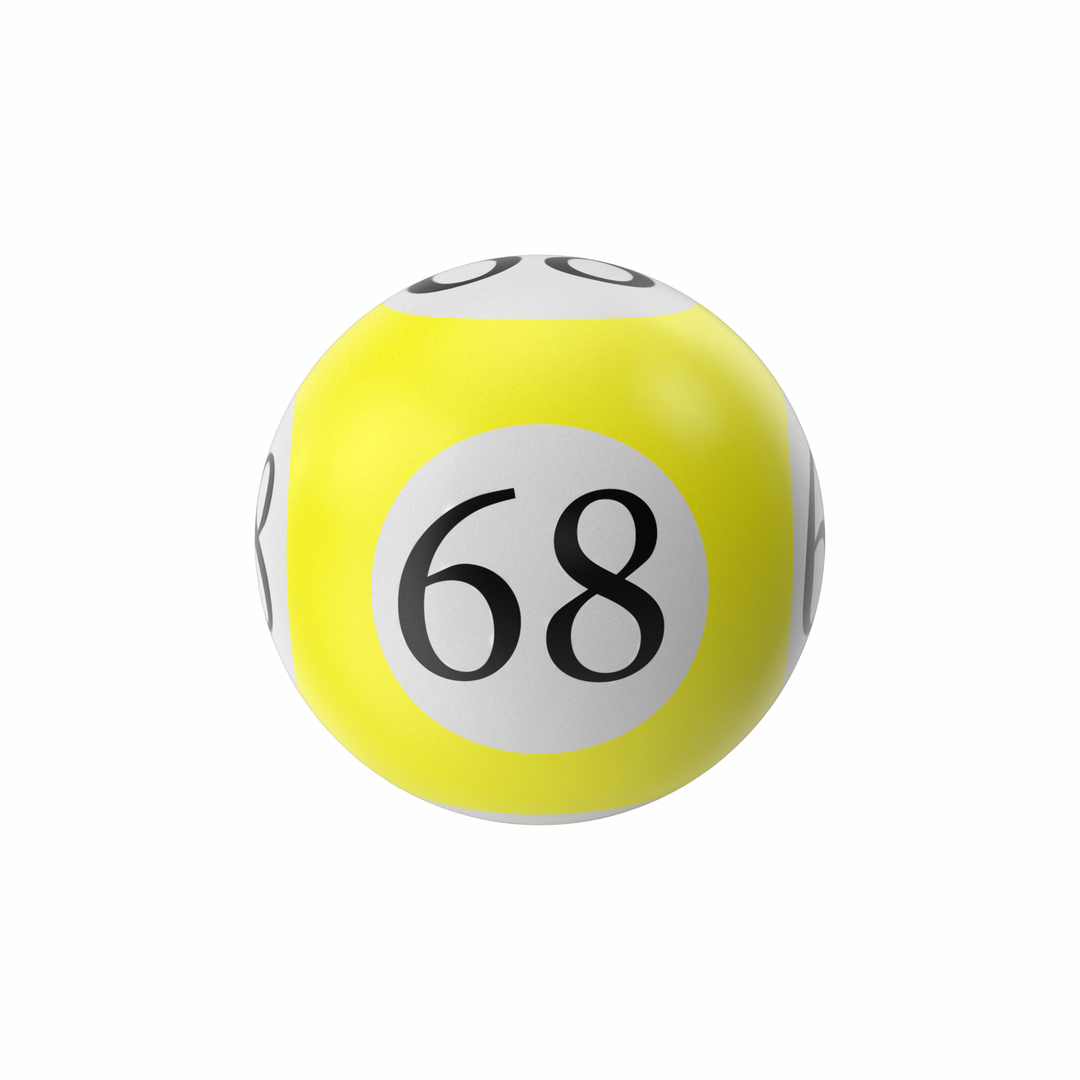 Bingo Ball 68 3D Model - TurboSquid 2417817