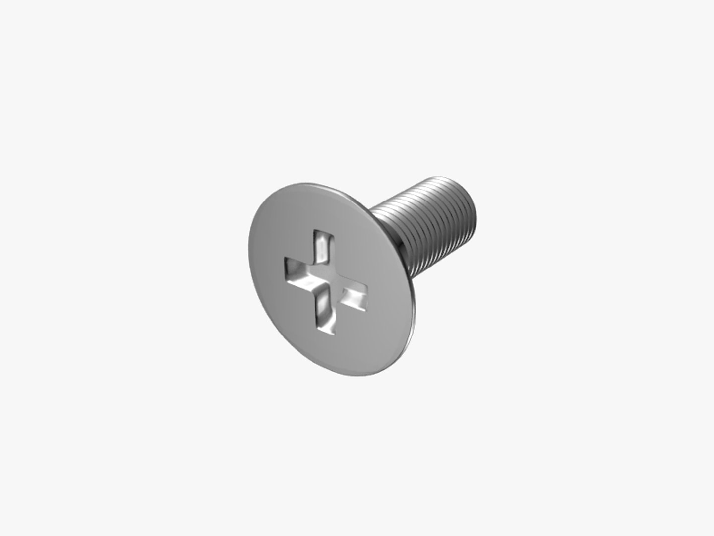 3D screw cross - TurboSquid 1383836