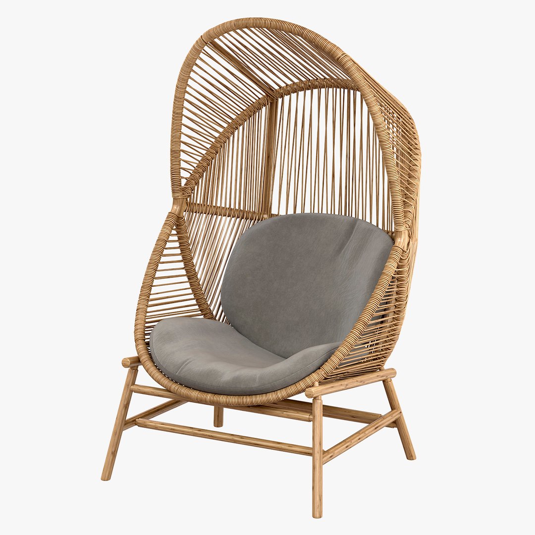 Hive chair Cane line rattan weave natural 3D model - TurboSquid 2069764