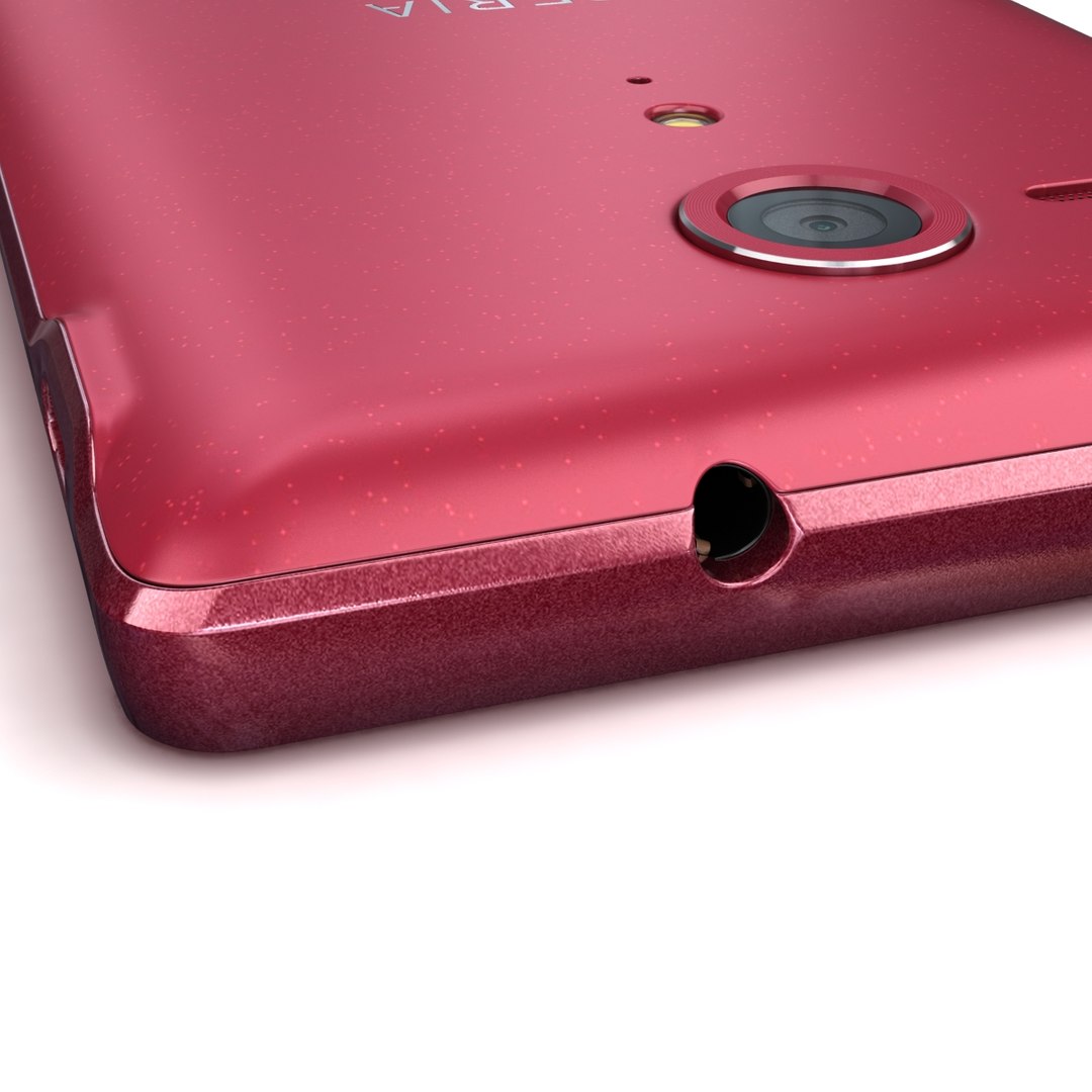 Sony Xperia Sp Red 3d 3ds