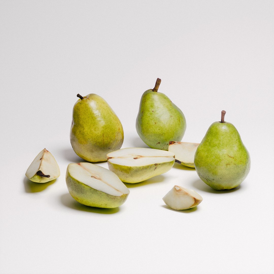 3D Pears Bartlett - TurboSquid 2285916