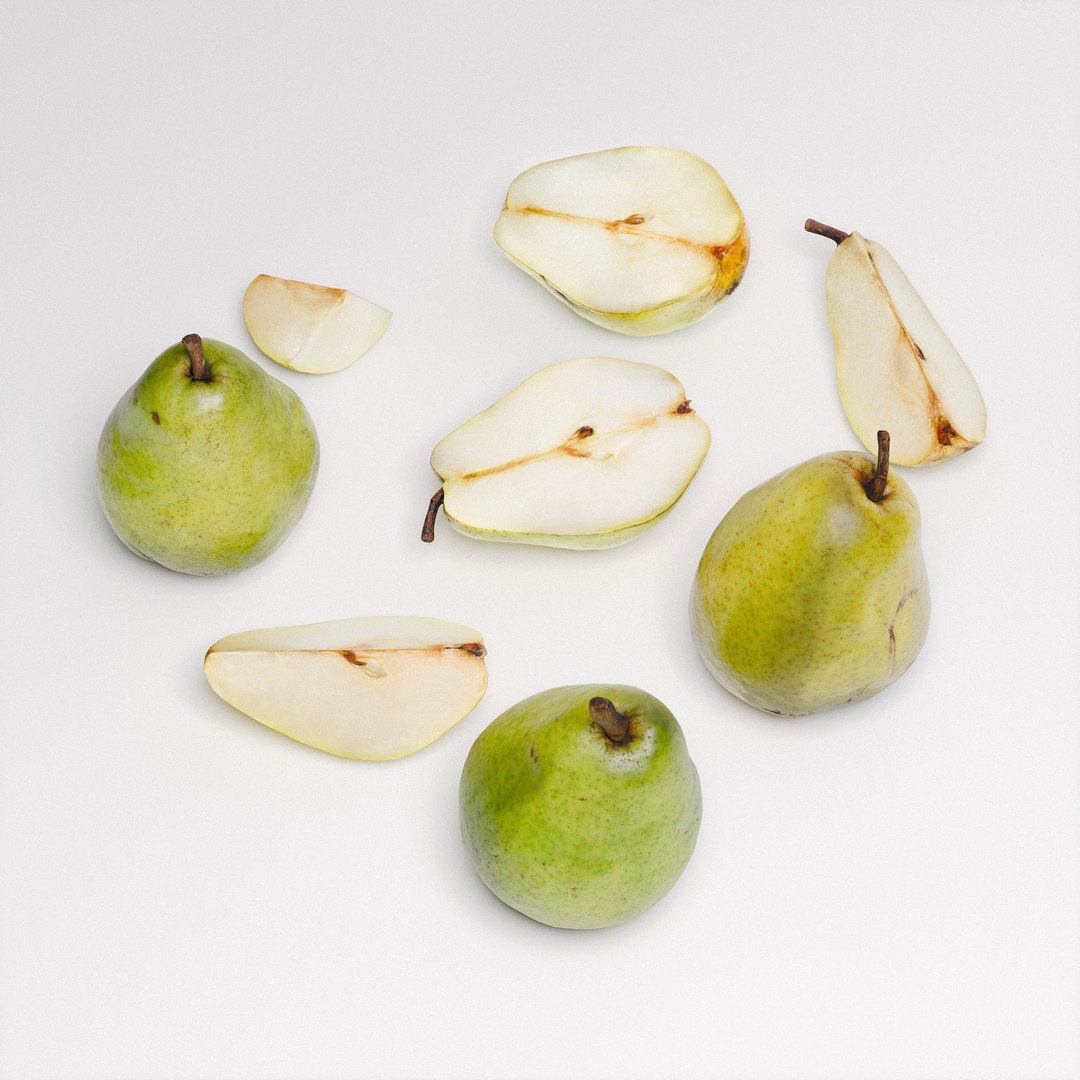 3D Pears Bartlett - TurboSquid 2285916