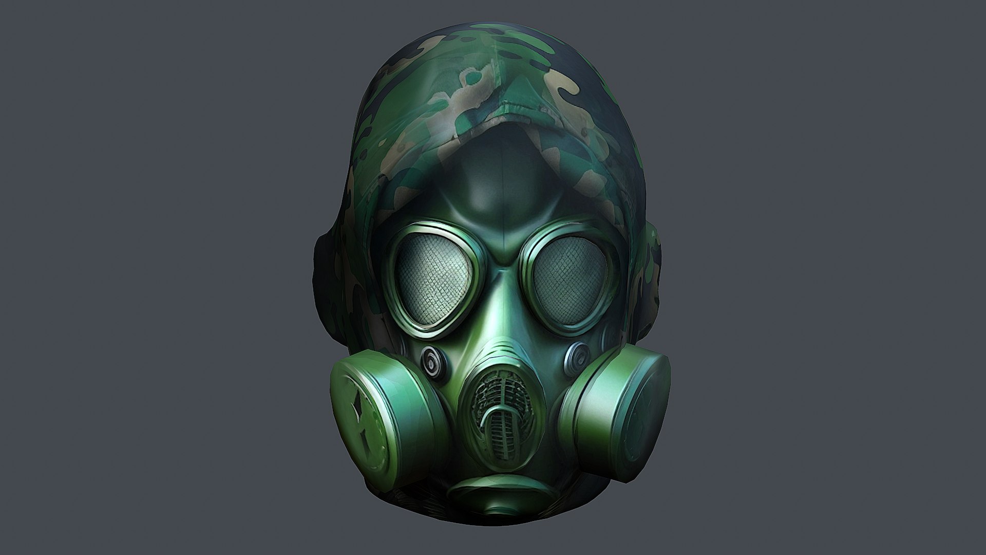 3D Gas Mask Helmet 3d Model Military Combat Soldier Armor Scifi Fantasy ...