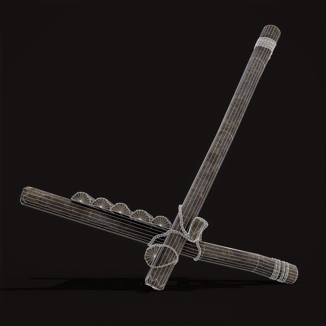 3D Primitive Lean Too Log Chair - TurboSquid 1930295