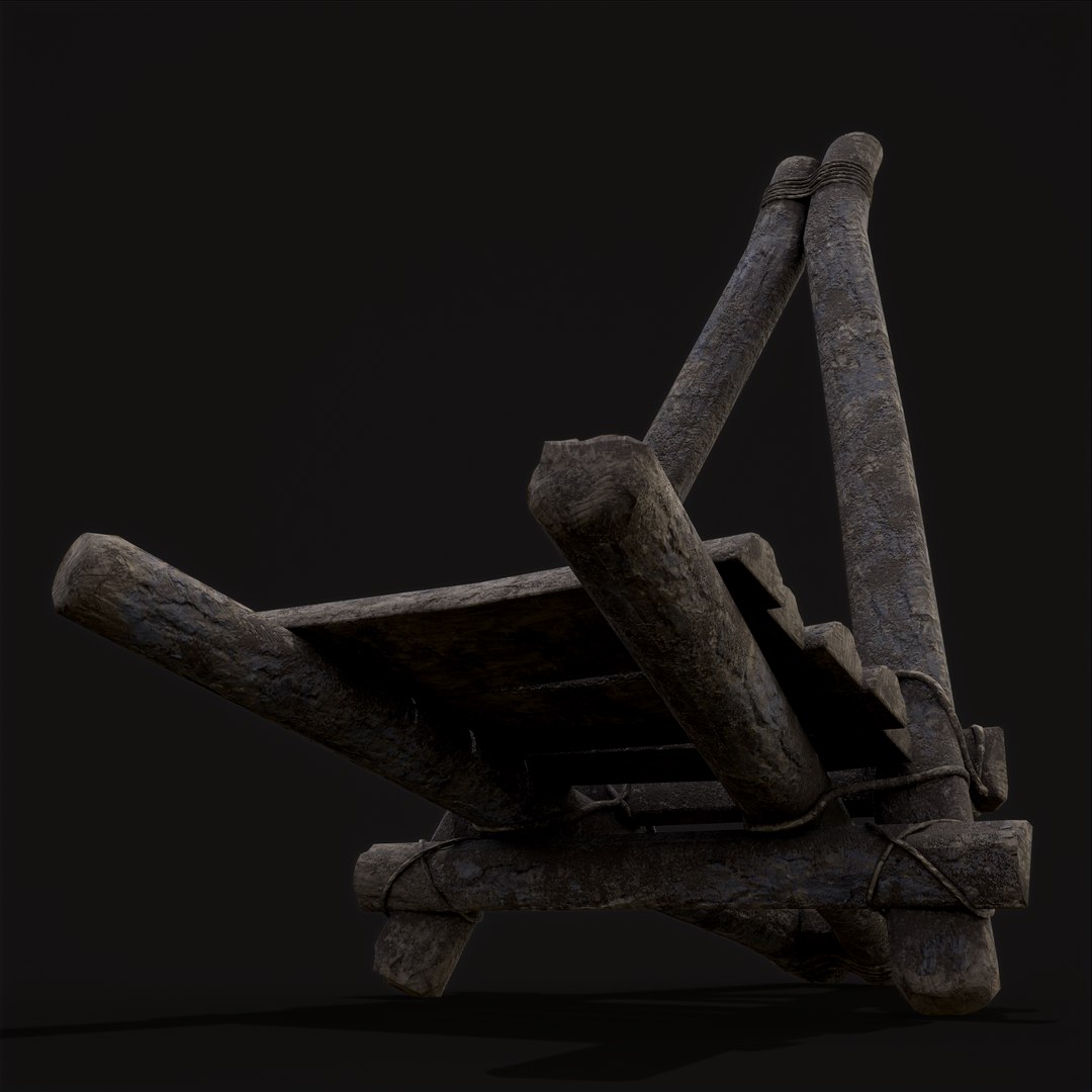 3D Primitive Lean Too Log Chair - TurboSquid 1930295