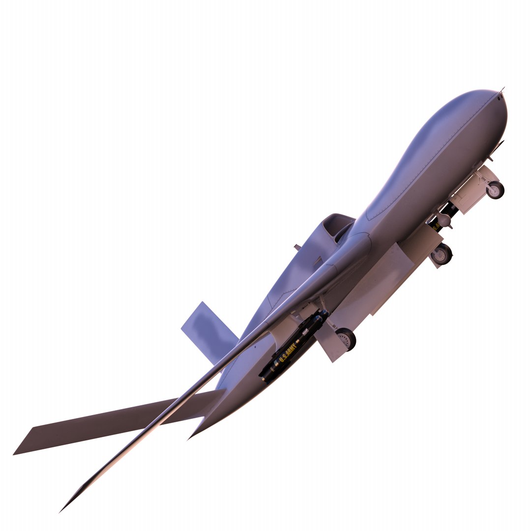 General Atomics Avenger Predator 3d Model