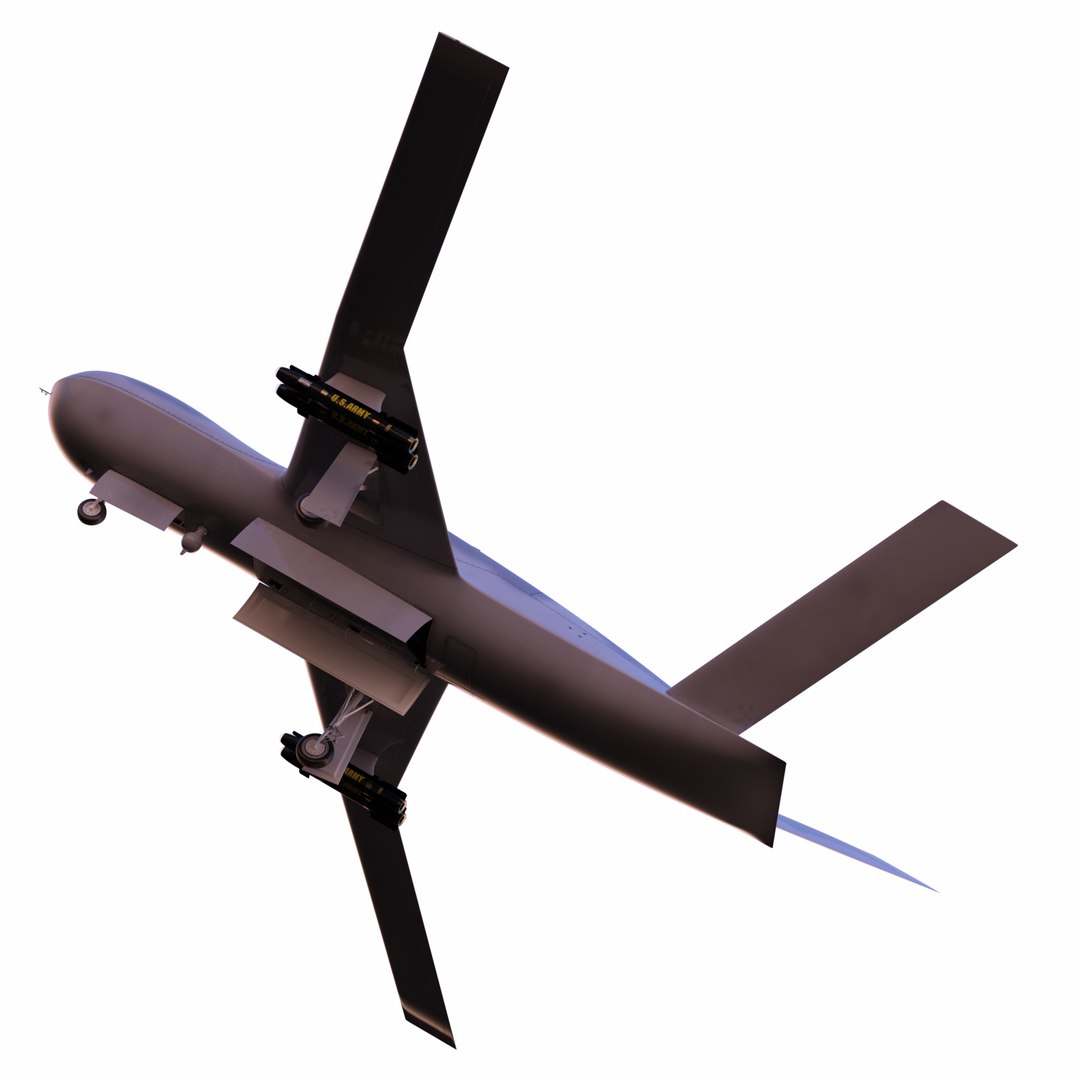 General Atomics Avenger Predator 3d Model