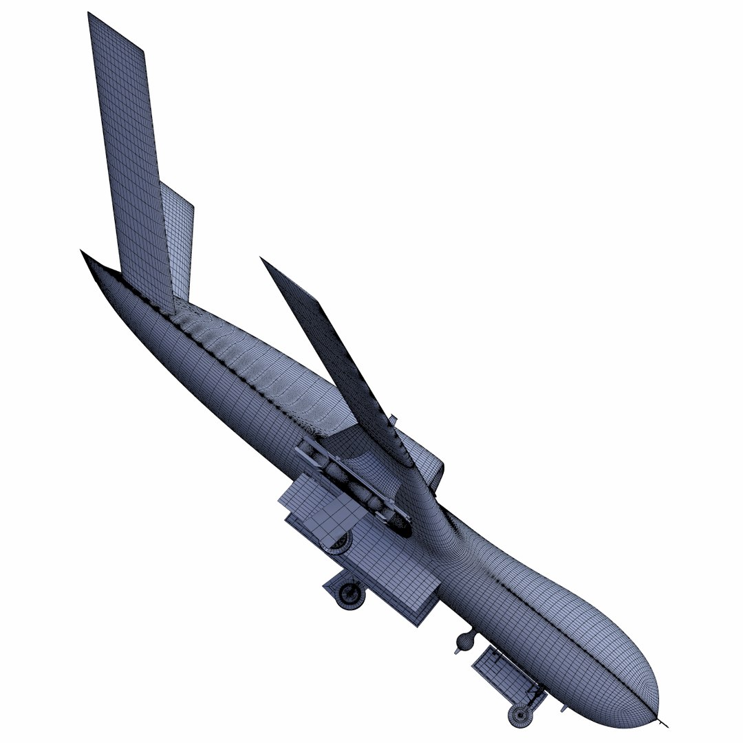 General Atomics Avenger Predator 3d Model