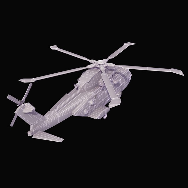 3d model eh101 merlin hc3a
