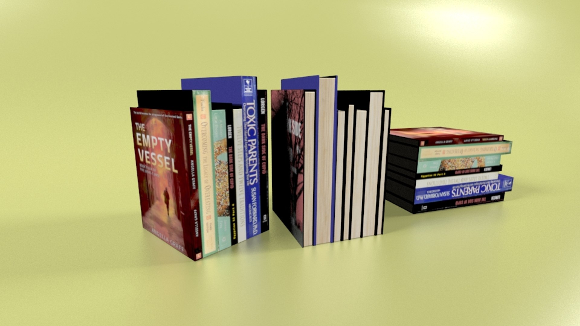 3d model books