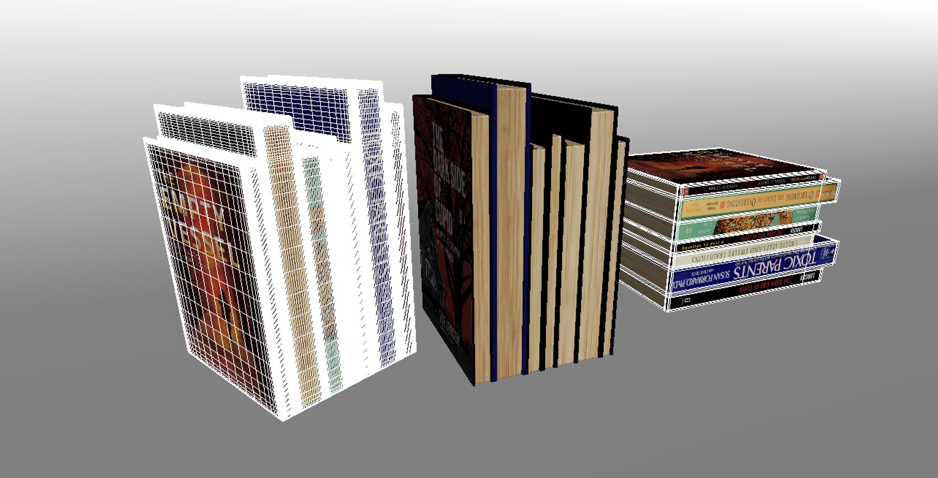 3d model books