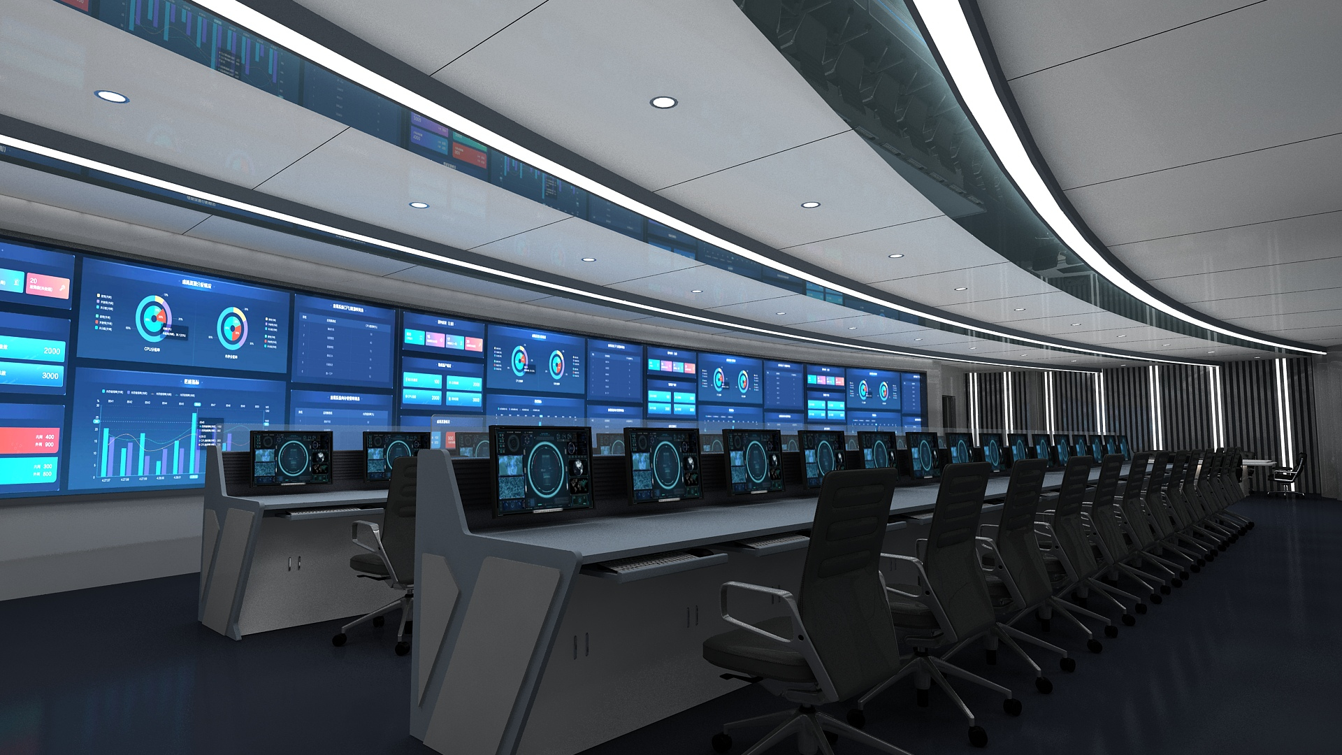 Control room 3D model - TurboSquid 1689287