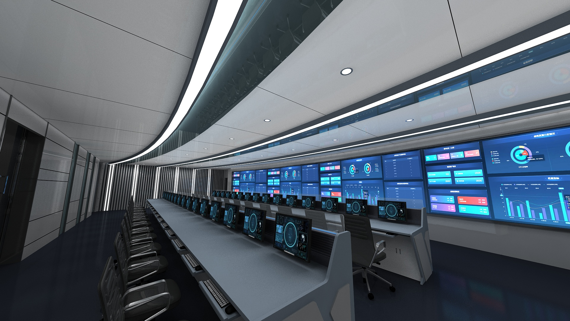 Control room 3D model - TurboSquid 1689287