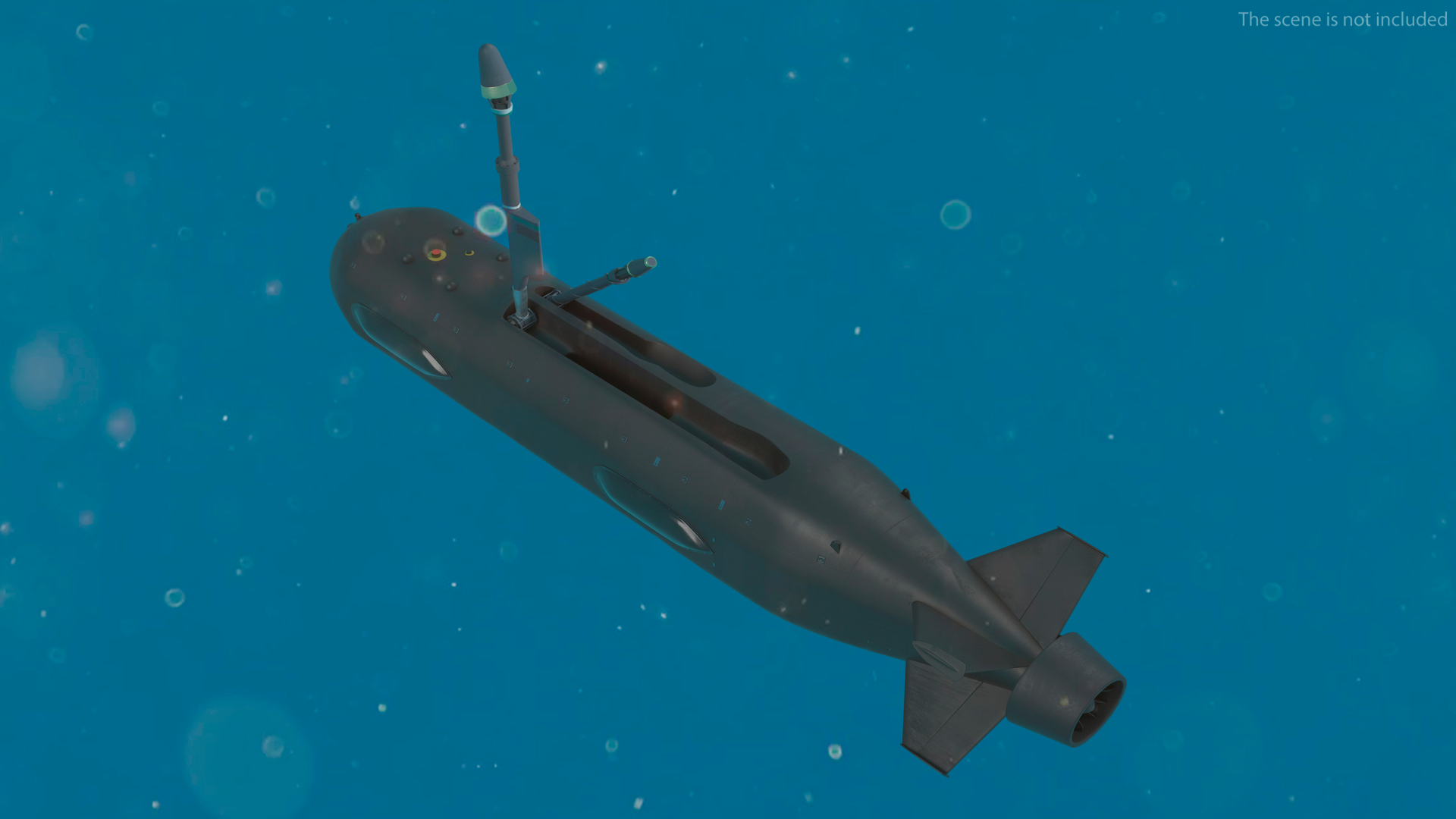 modelo 3d Avión AUV Boeing Orca con antenas elevadas - TurboSquid 2270148
