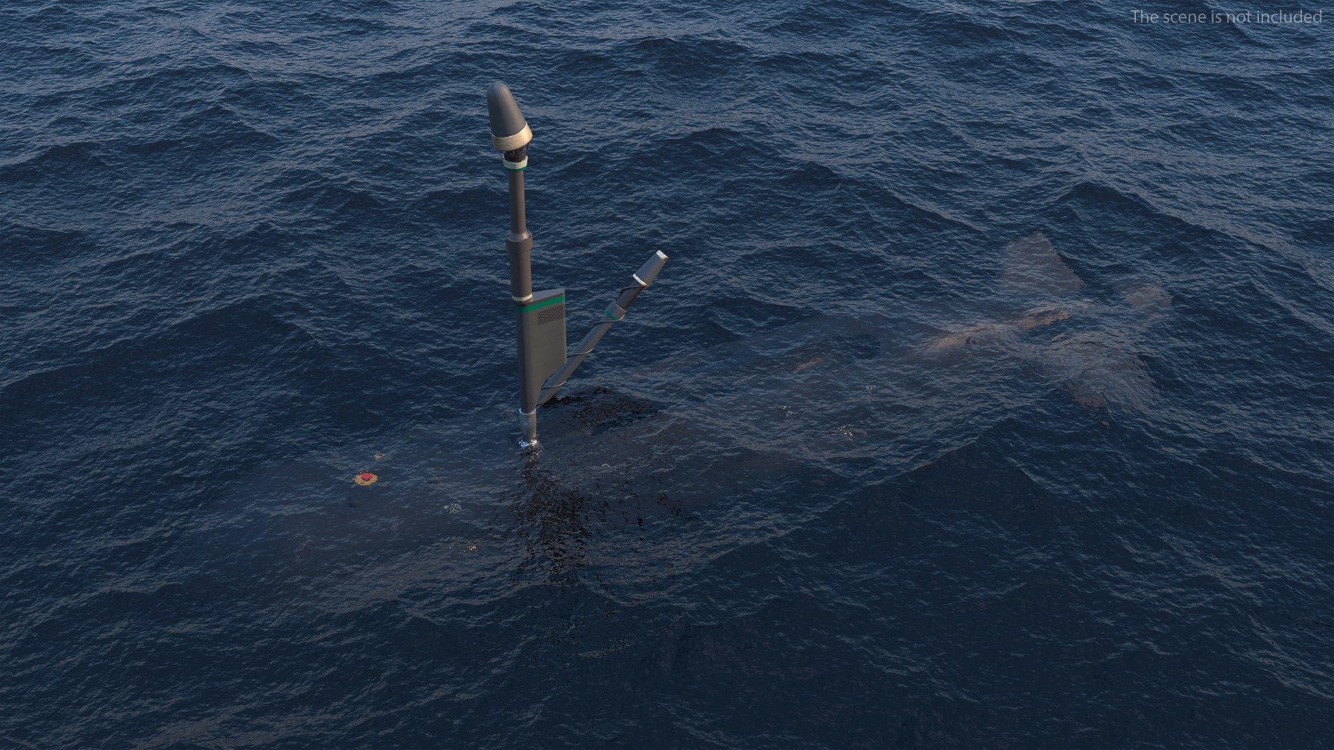 Boeing Orca AUV With Raised Antennas 3D Model - TurboSquid 2270148