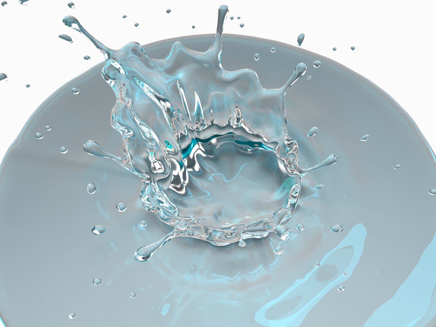 Crown Splash Water 3D Model - TurboSquid 1685708