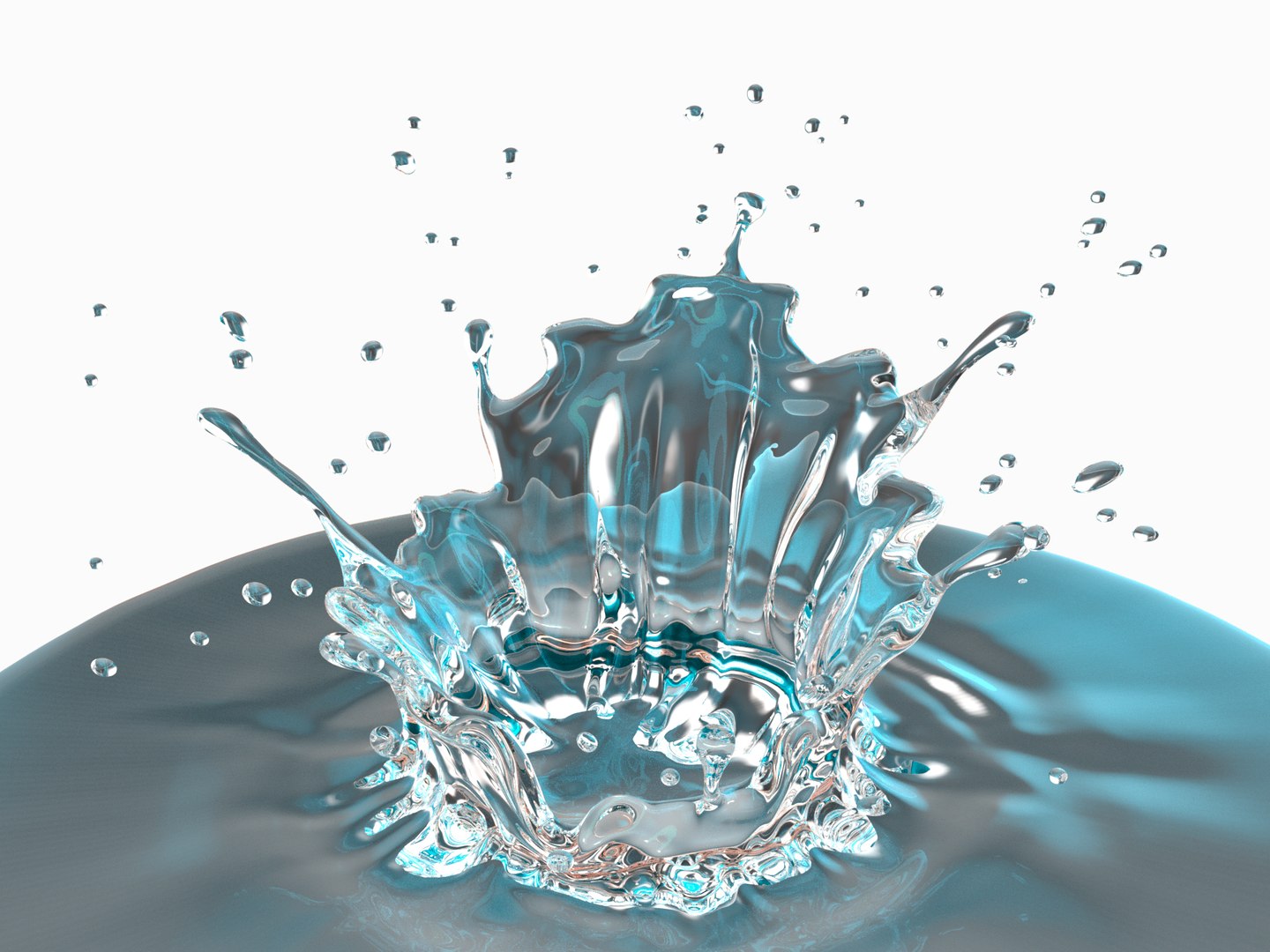 Crown Splash Water 3D Model - TurboSquid 1685708