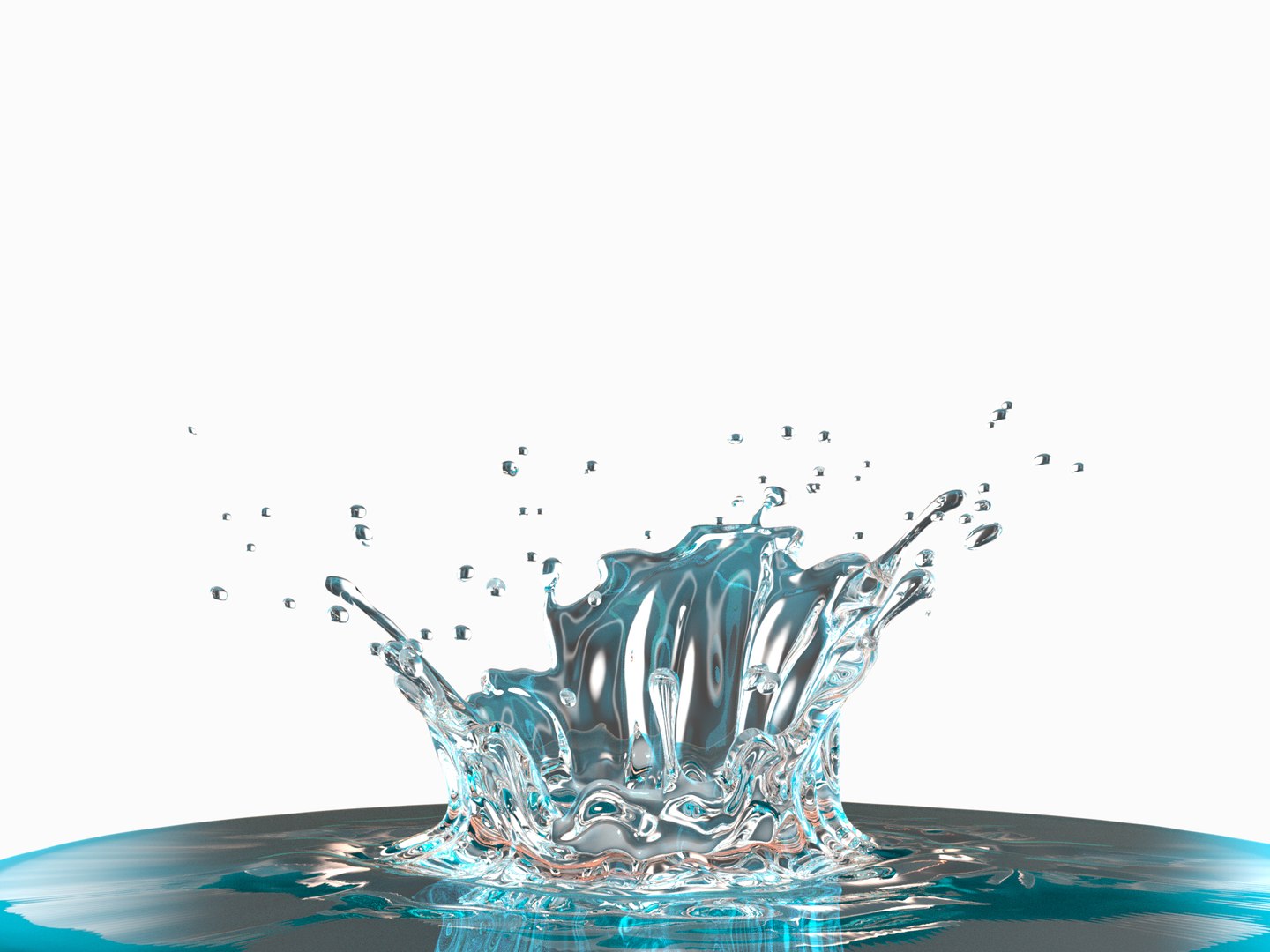 Crown Splash Water 3D Model - TurboSquid 1685708