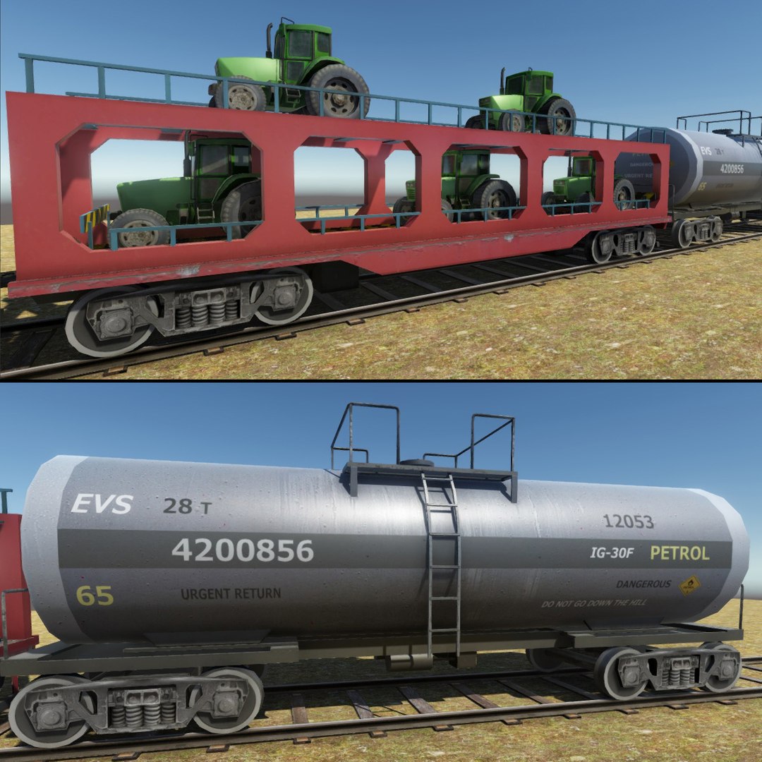 Pack Trains Model - TurboSquid 1624761