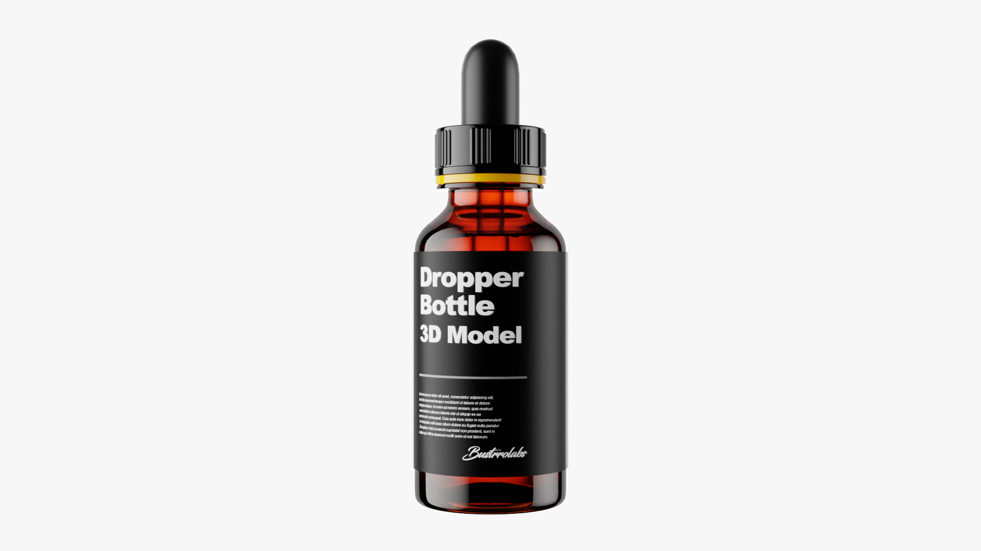 3D Dropper Bottle - TurboSquid 1957684