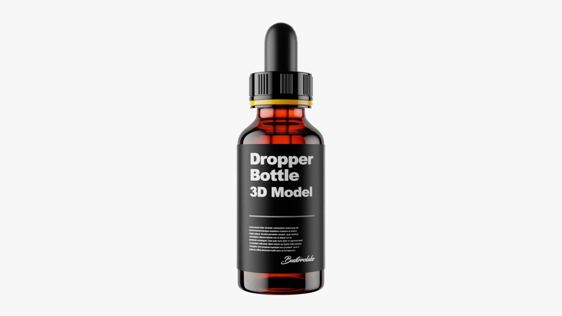 3D Dropper Bottle - TurboSquid 1957684
