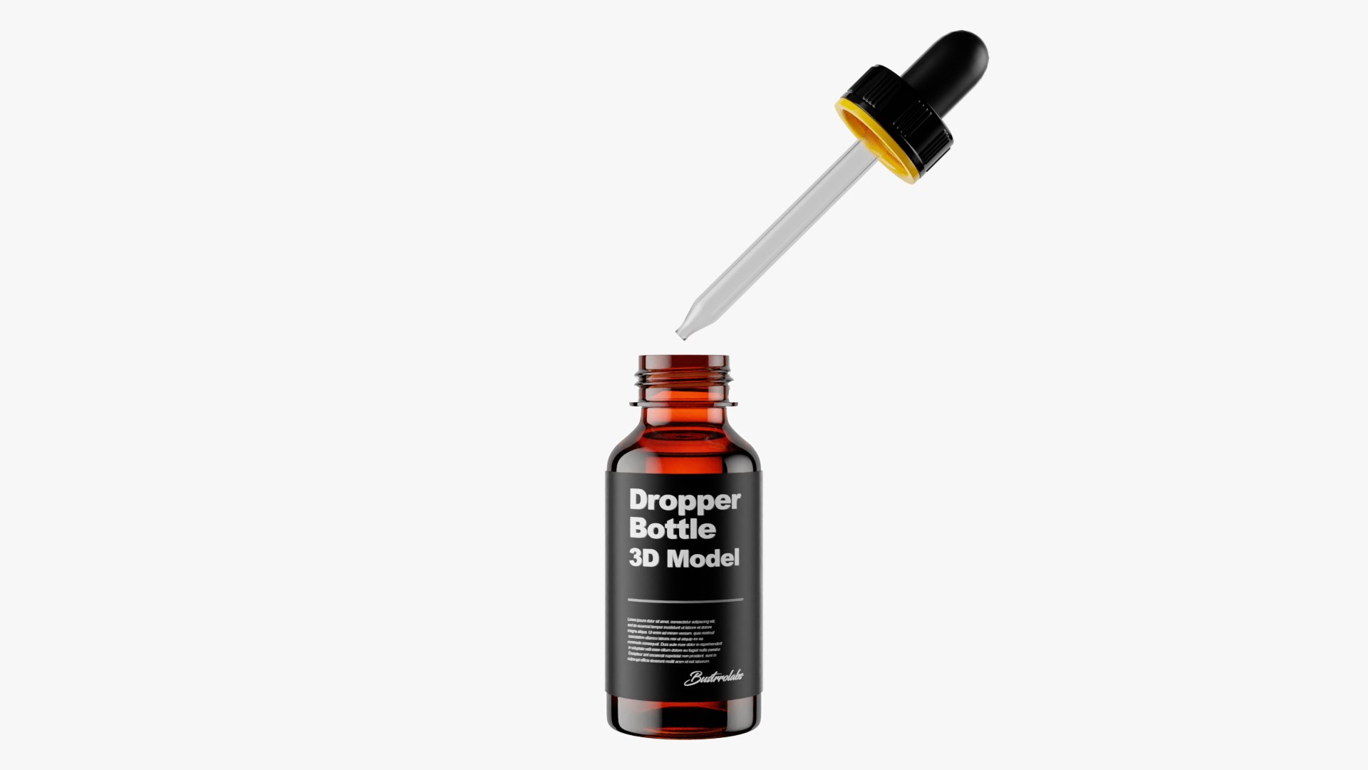 3D Dropper Bottle - TurboSquid 1957684
