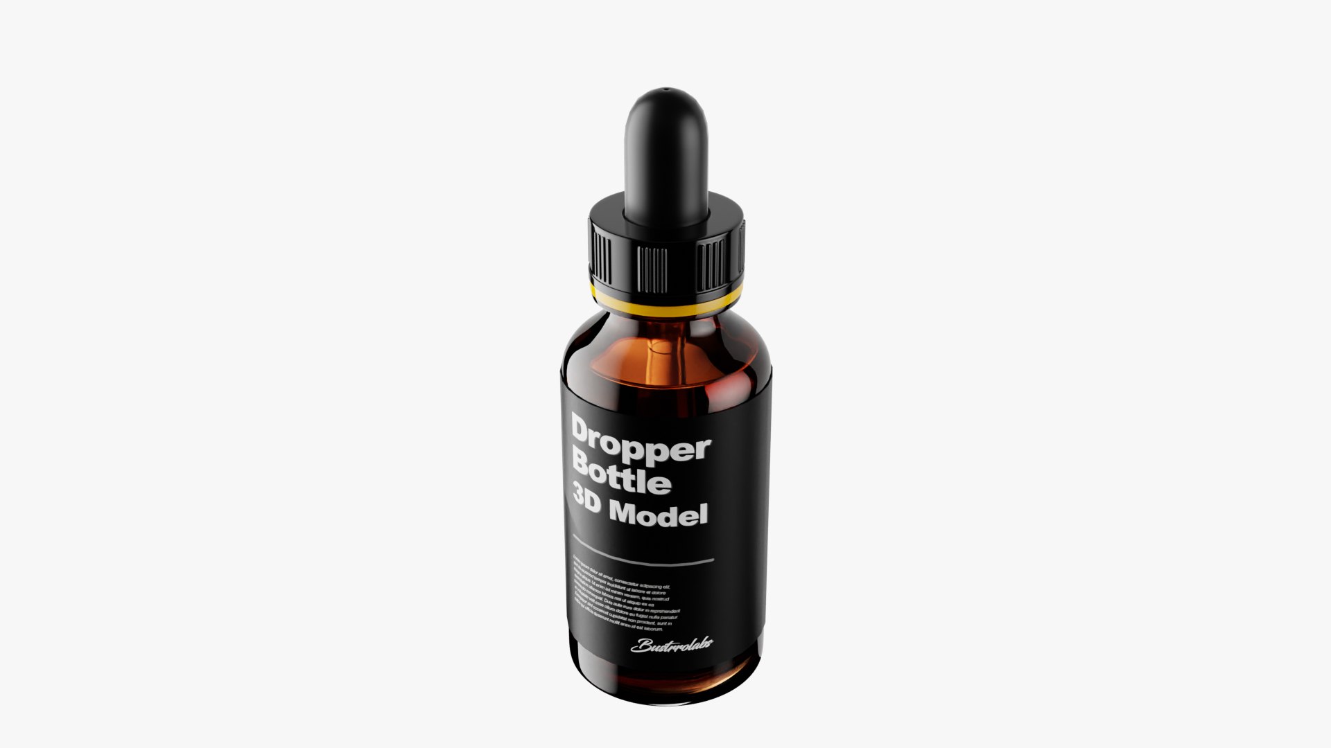 3D Dropper Bottle - TurboSquid 1957684