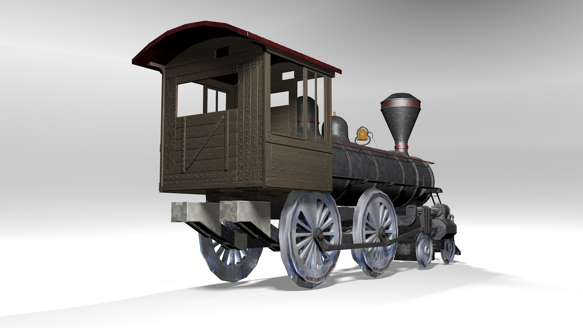 3D Train Locomotive Railroad - TurboSquid 1539278