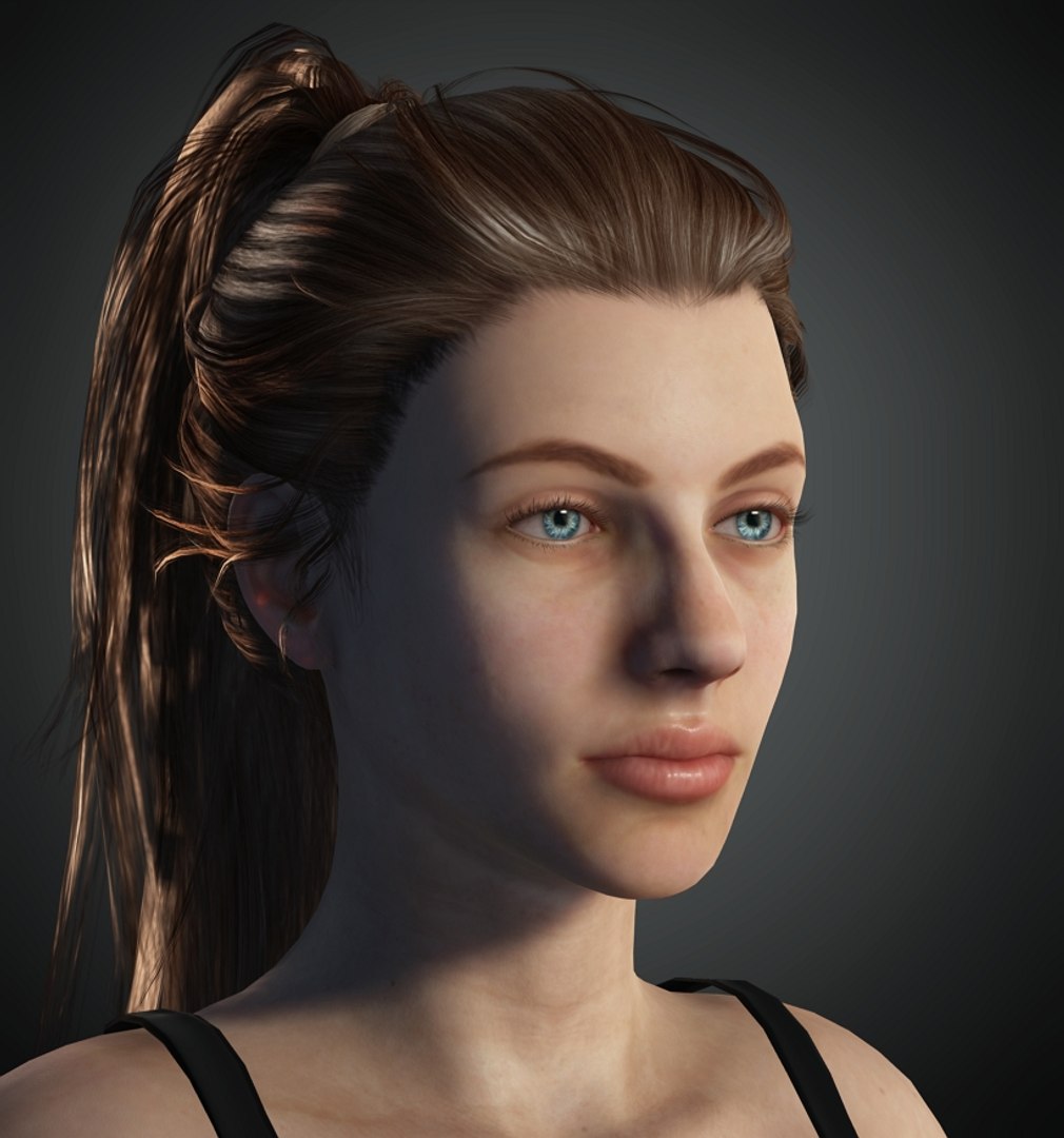 Female Character Base Model - TurboSquid 1640429