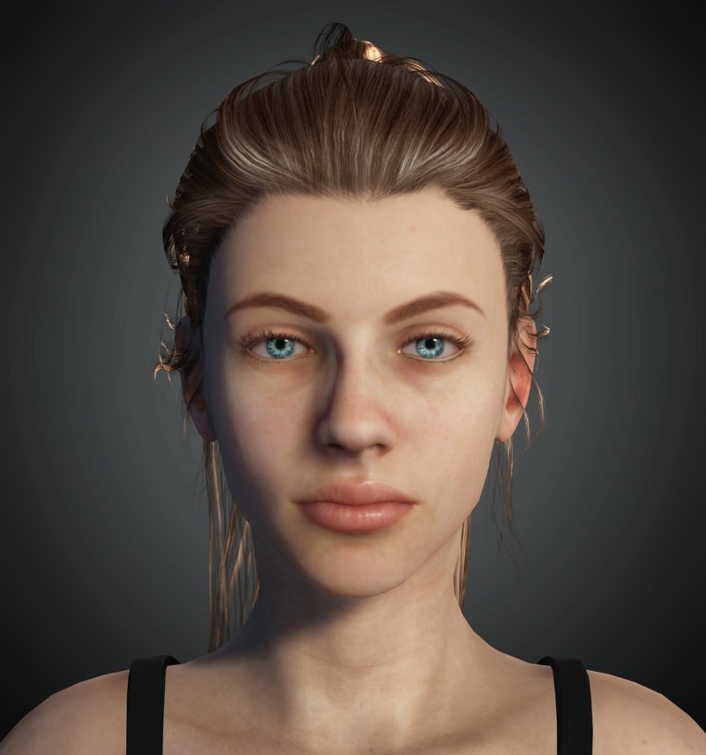 Female Character Base Model - TurboSquid 1640429